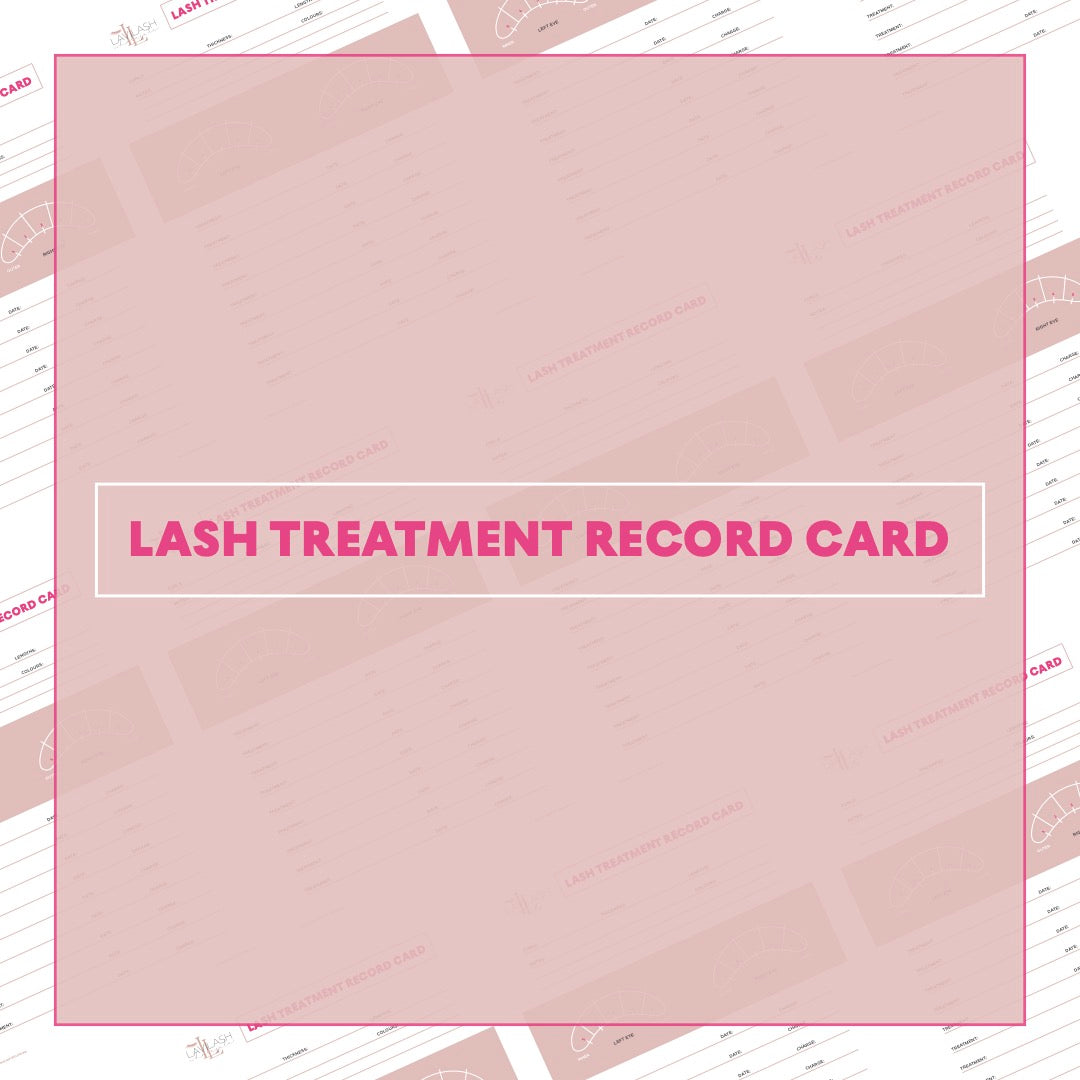 Digital Lash Treatment Record Card – LaviLash Wholesale